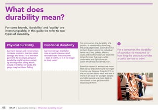 WRAP Sustainable Clothing Guide | PDF