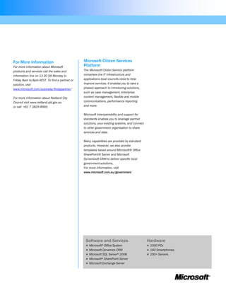 Microsoft Redlands Case Study | PDF