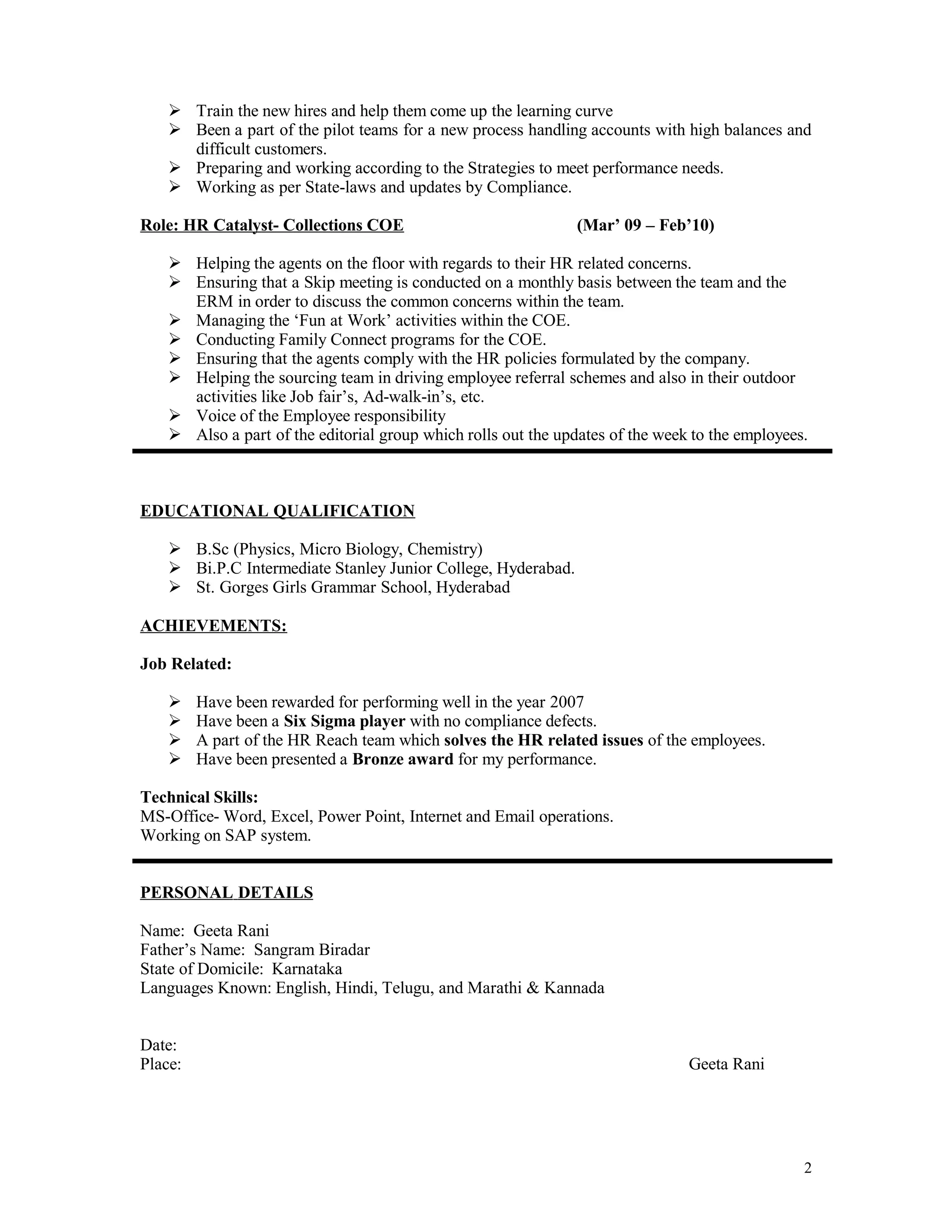 Geeta resume - 16th GEN-ADP-MSFT | DOC