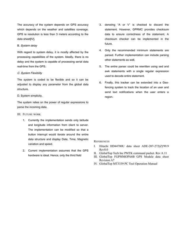 Design and implementation of GPS Tracker | DOC | Computer Peripherals | Computing