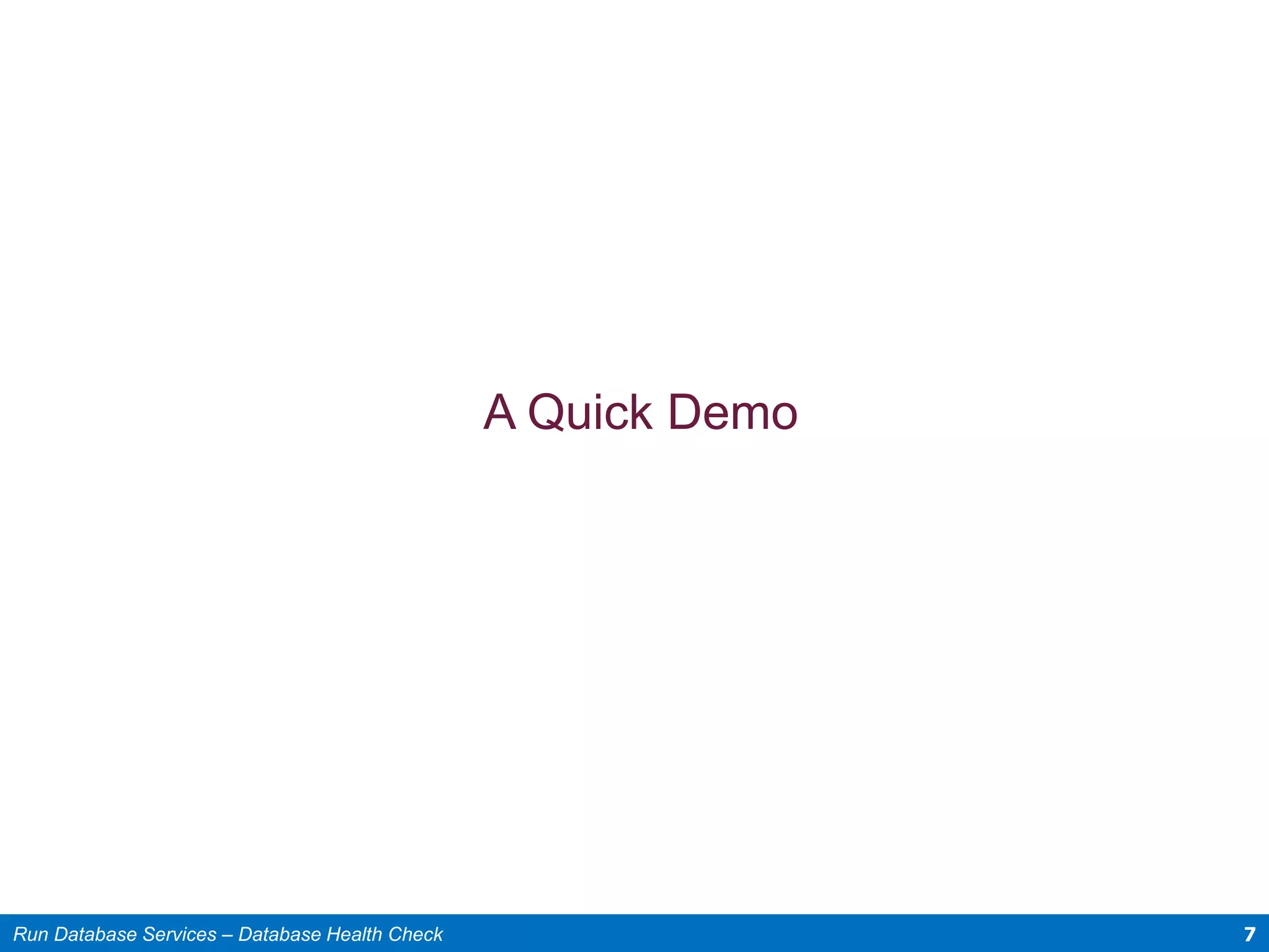 Health check automation | PPTX