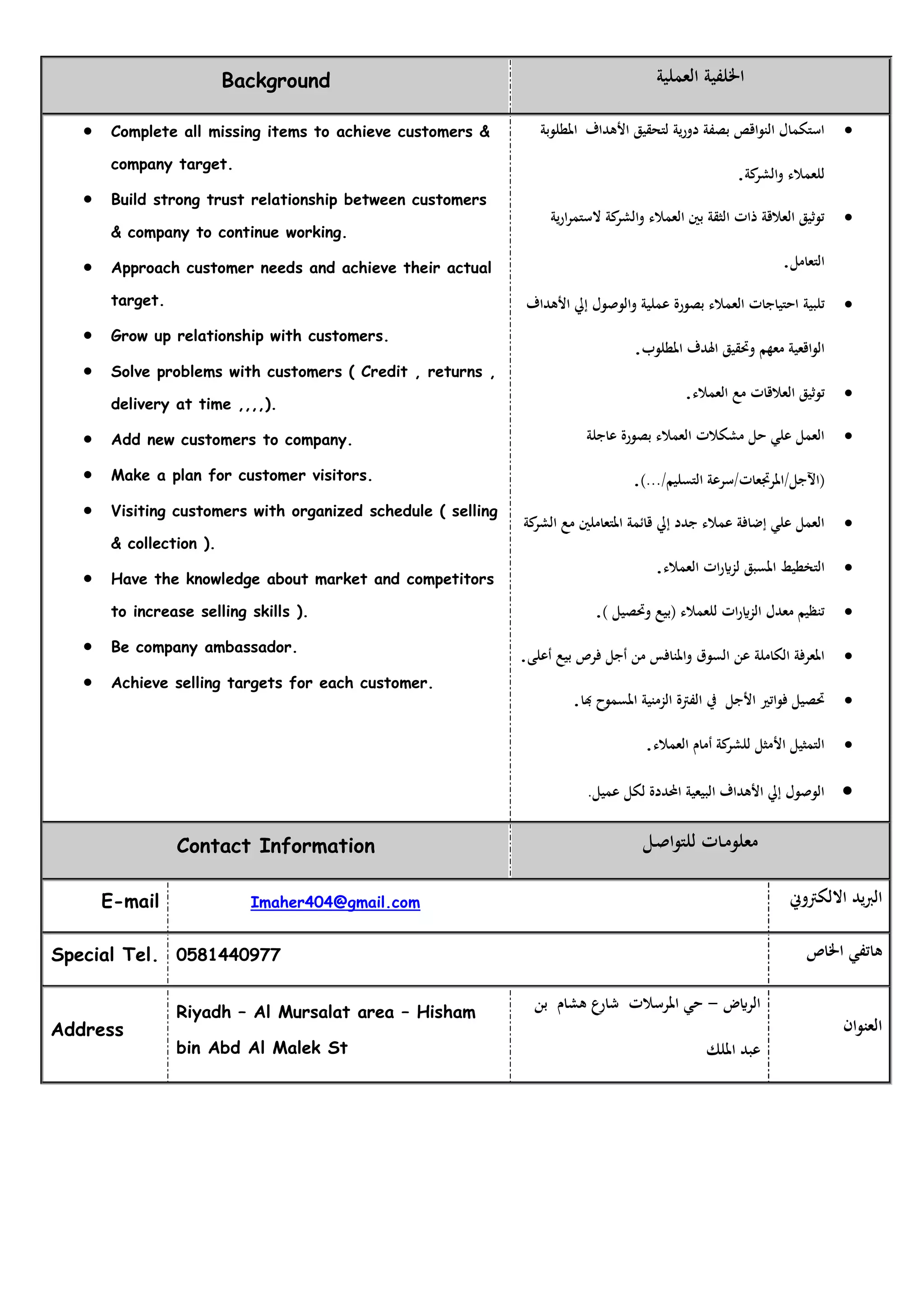 CV Ibrahim Maher | PDF