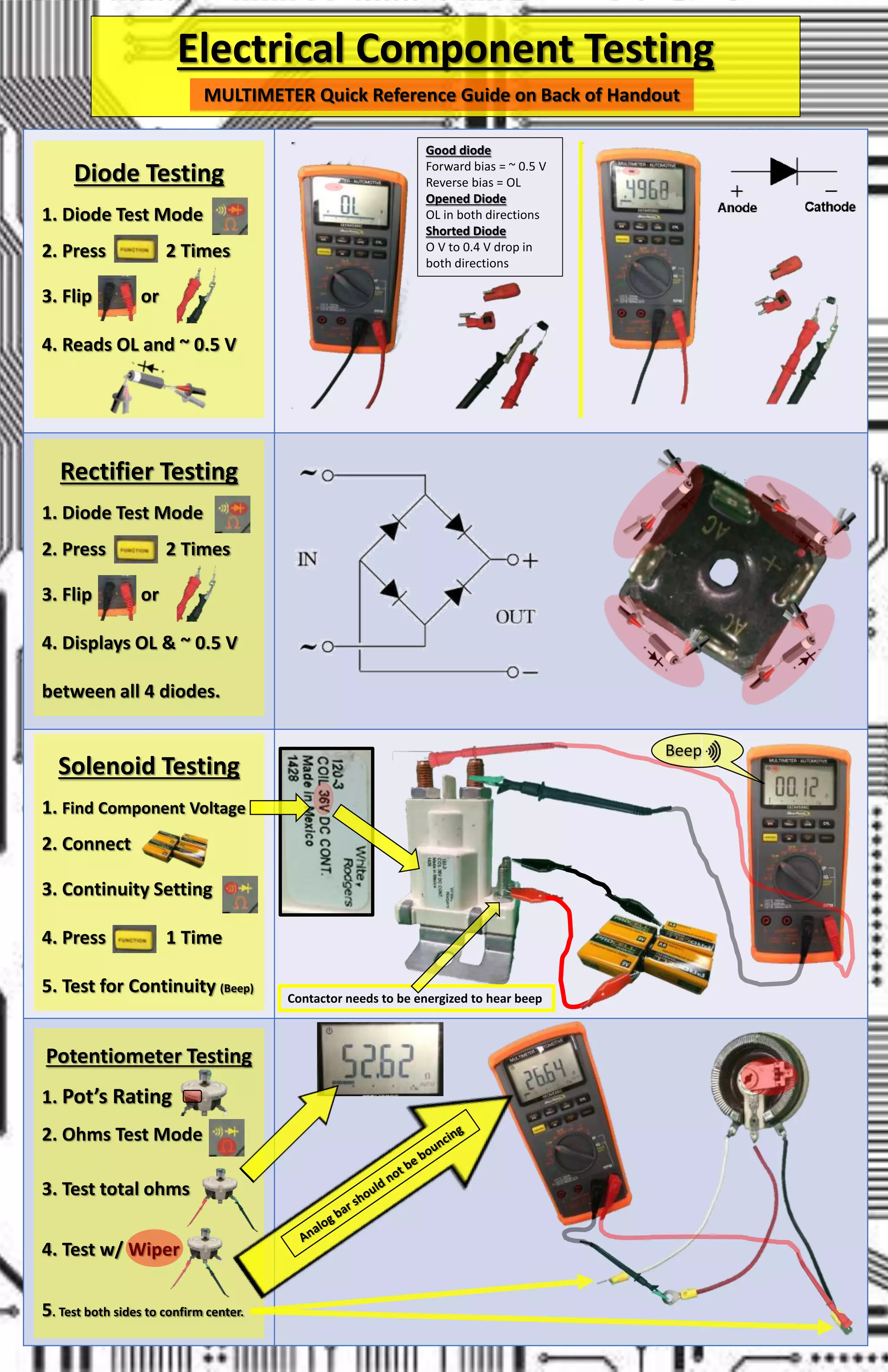 Electrical Component Testing | PDF