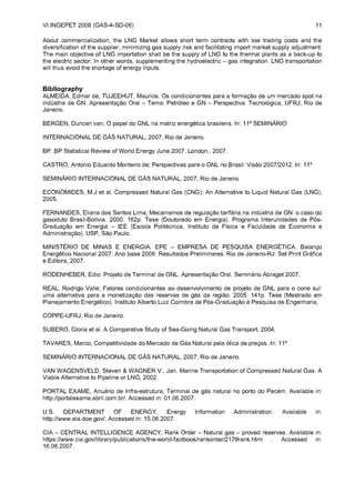 Paper Ingepet - Brazil's Insertion in the LNG Route | PDF