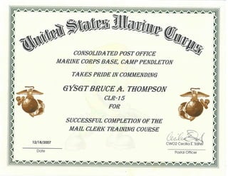 Mail Clerk course | PPT