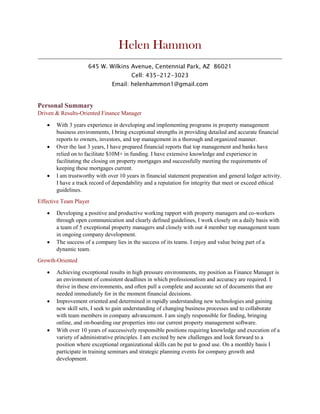HelenHammonResume | PDF