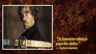 Game of Thrones lessons in leadership | PPTX