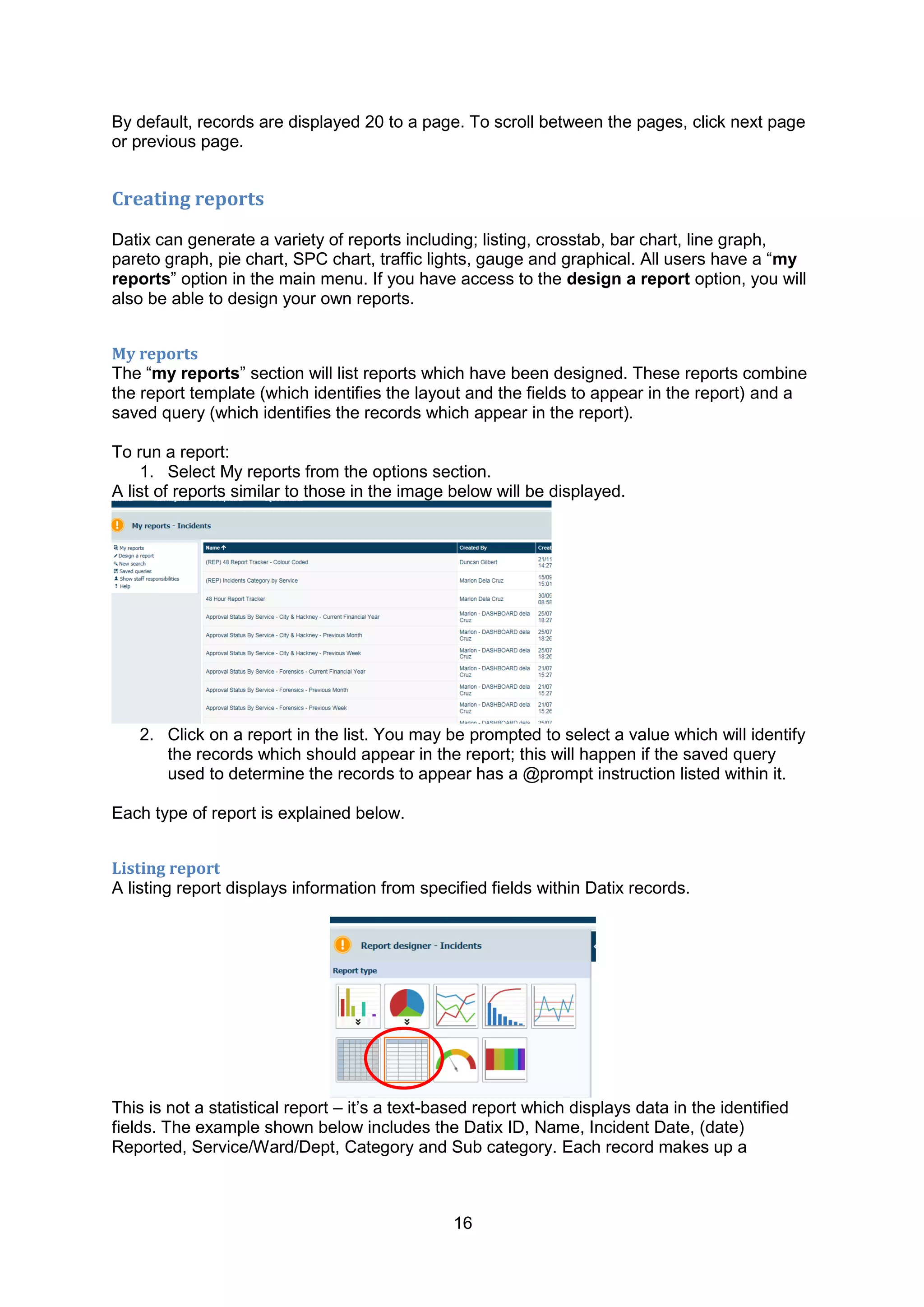 Datix Handler Training manual | PDF