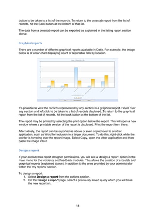 Datix Handler Training manual | PDF