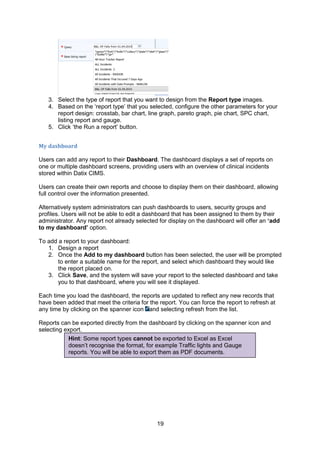 Datix Handler Training manual | PDF