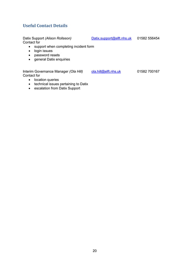 Datix Handler Training manual | PDF Datix Handler Training manual | PDF