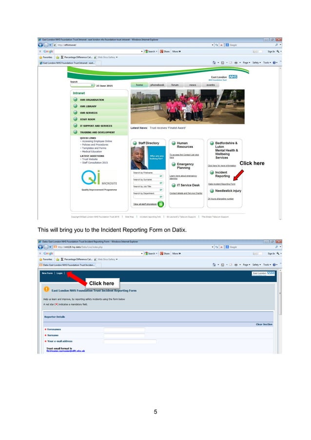 Datix Handler Training manual | PDF | Email | Internet