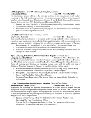 Kendrick Wooten's Resume | PDF