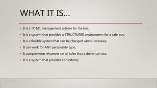 BUILDING THE SUCCESSFUL SCHOOL BUS THROUGH CHAMPS | PPTX