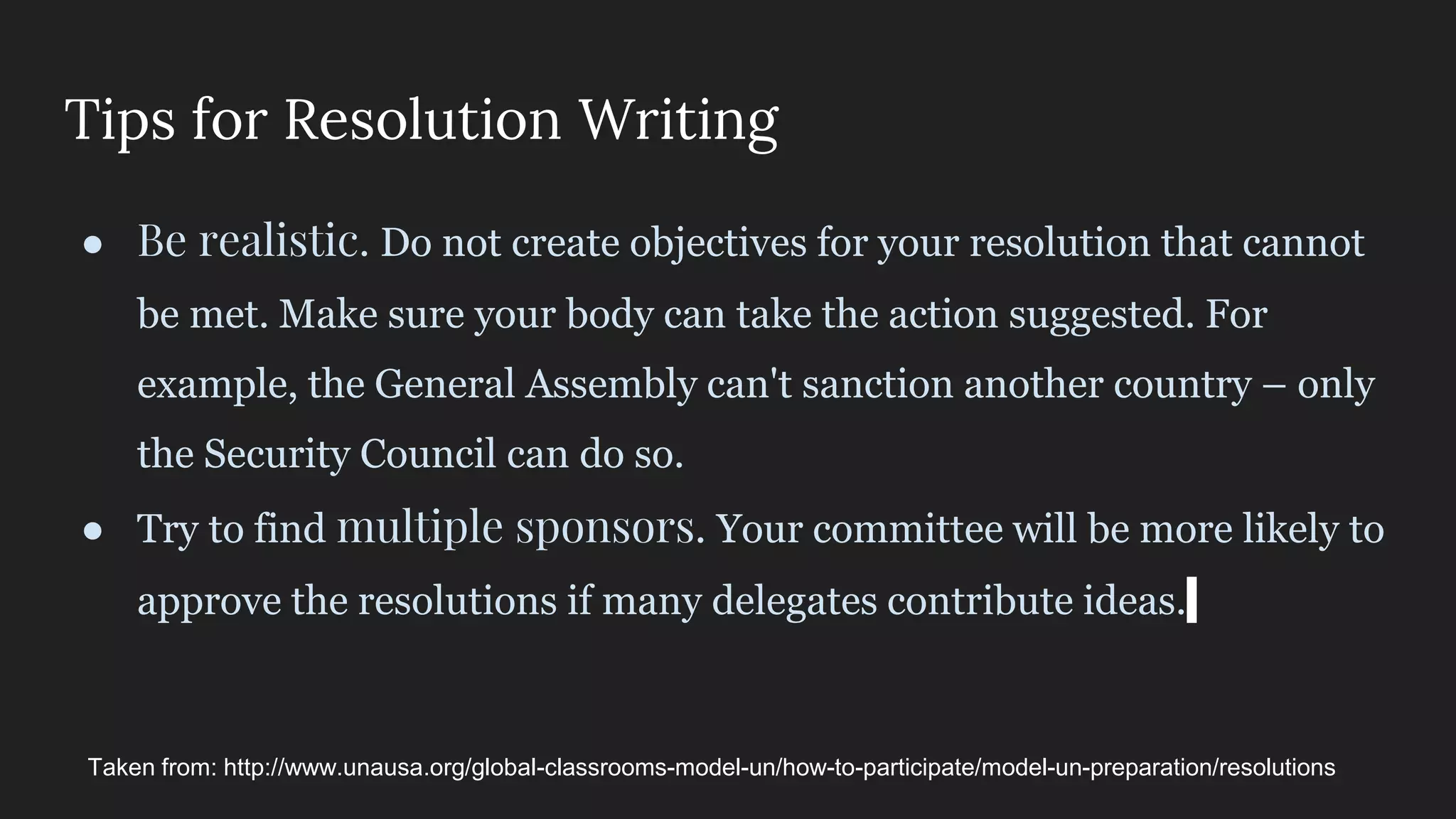 How to write a resolution. | PPTX
