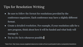 How to write a resolution. | PPTX