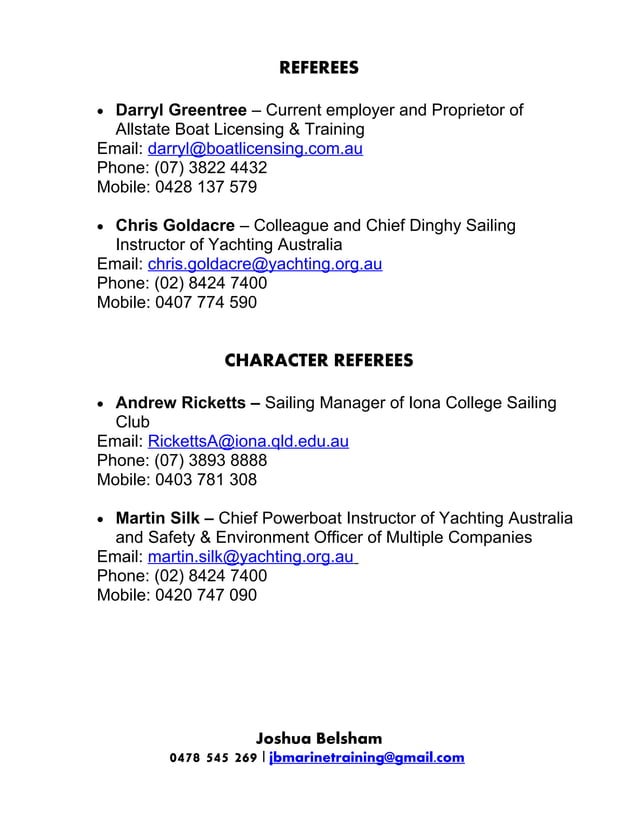 Joshua Belsham Curriculum Vitae - MAR 16 | PDF