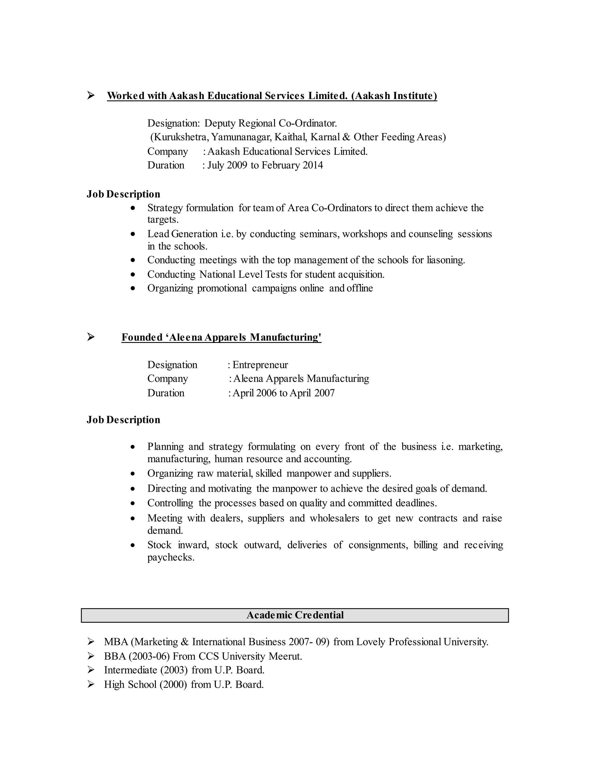 Resume Hi-Tech. | DOCX
