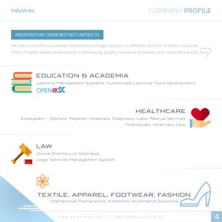 ASYSTech-Profile-sm | PDF | Web Development | Internet