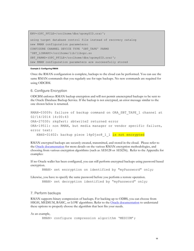 twp-oracledatabasebackupservice-2183633 | PDF