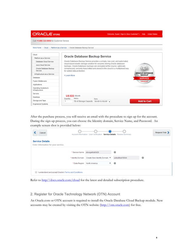 twp-oracledatabasebackupservice-2183633 | PDF