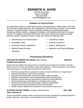PROFESSIONAL RESUME 2015 | DOCX