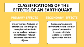 5 EARTHQUAKE HAZARDS and the effects of each | PPTX