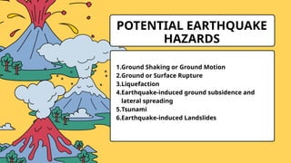 5 EARTHQUAKE HAZARDS and the effects of each | PPT