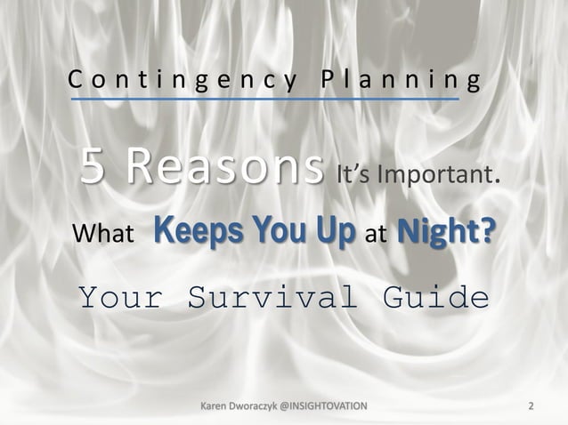 5 Easy Steps of Contingency Planning | PPT