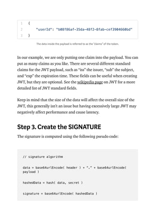 5 easy steps to understanding json web tokens (jwt) | PDF
