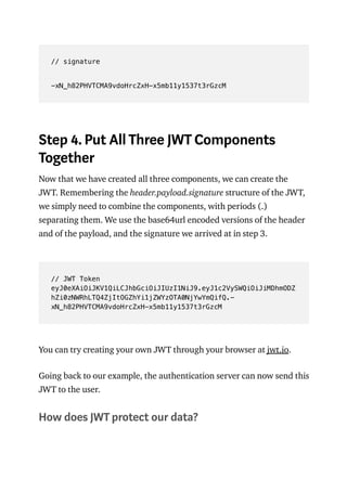 5 easy steps to understanding json web tokens (jwt) | PDF