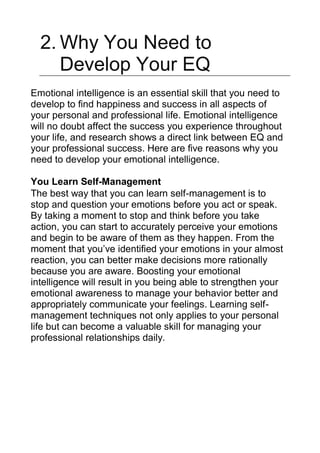 5 Easy Ways To Boost Your Emotional Intelligence Pdf