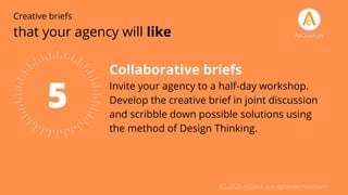 5 easy ways to work out a better creative brief (slideshow) | PPT