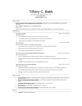 Official Resume | DOCX