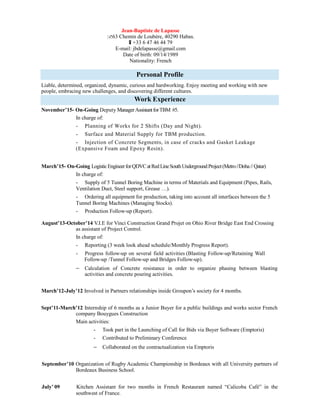 JB-CV-English-2016 | PDF