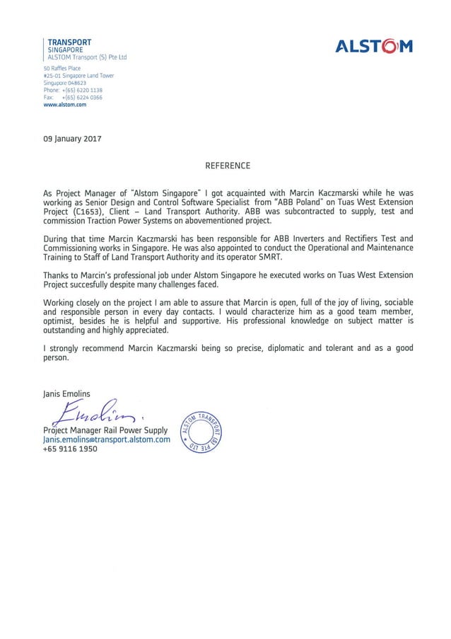 ALSTOM Reference | PDF