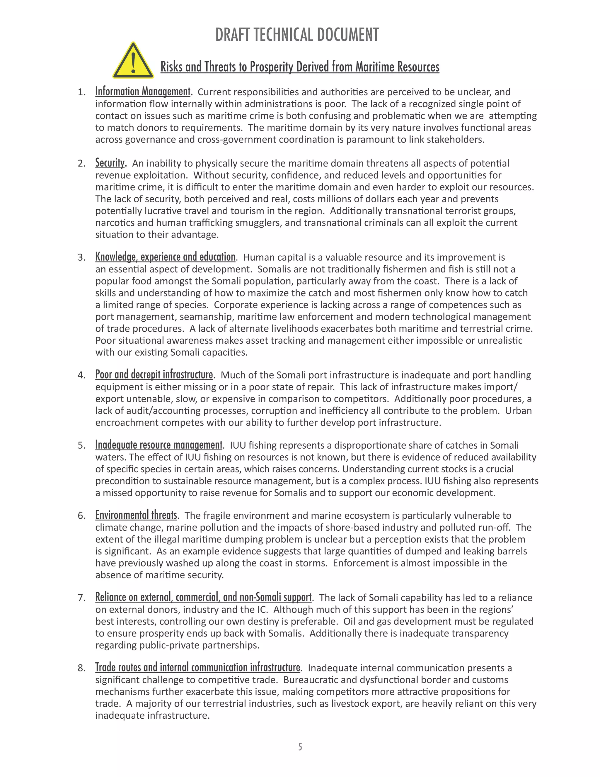 Somali Maritime Resource and Security Strategy - vers 7 | PDF