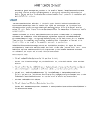 Somali Maritime Resource and Security Strategy - vers 7 | PDF | Fishing ...