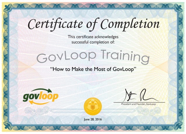 intro govloop training | PPT