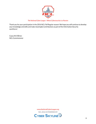 2) Forrest Fishel - 2016 NCL Scouting Report | PDF