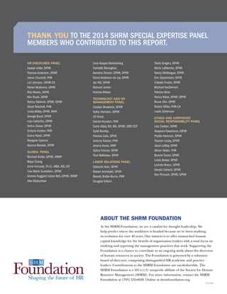 2015 Evol of Work-Panel Report-FINAL | PDF