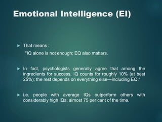 emotionalintelligence | PPTX | Education
