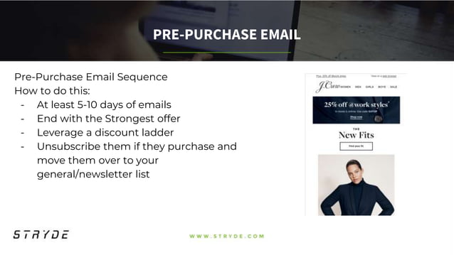 5 Ecommerce Email Automations and Workflow Templates | PPTX | Email ...