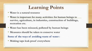 5 E Model Lesson Plan- Conservation of Water | PPTX