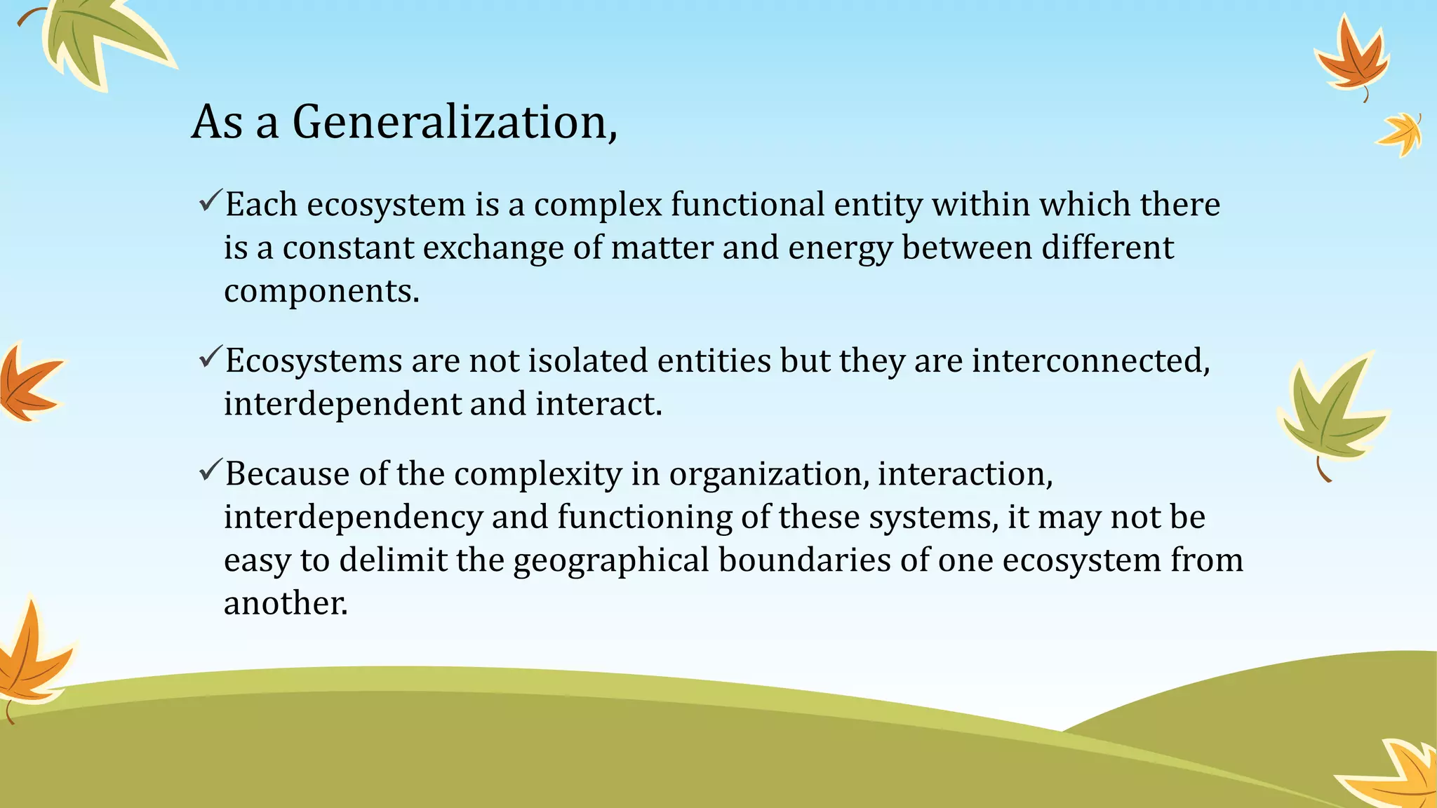 Ecosystem Structures | PPTX