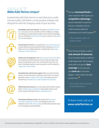 Euler Hermes At A Glance | PDF | Insurance | Personal Finance