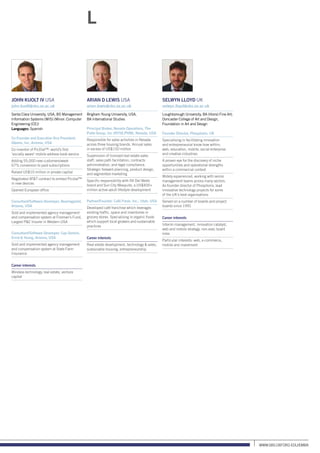 EMBA 8 ClassProfile book | PDF | Professional School | Postgraduate ...