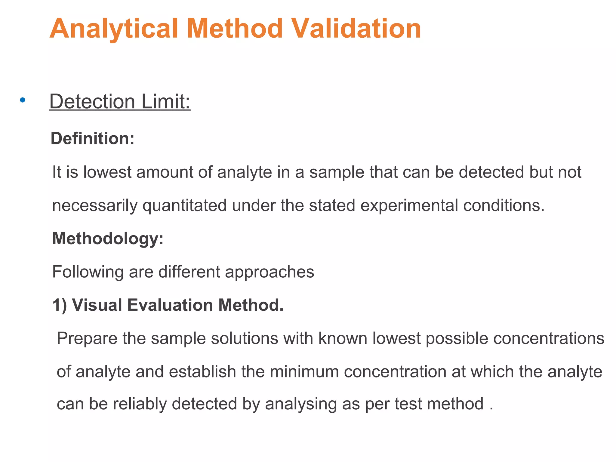 Related Substances-Method Validation-PPT_slide | PPT