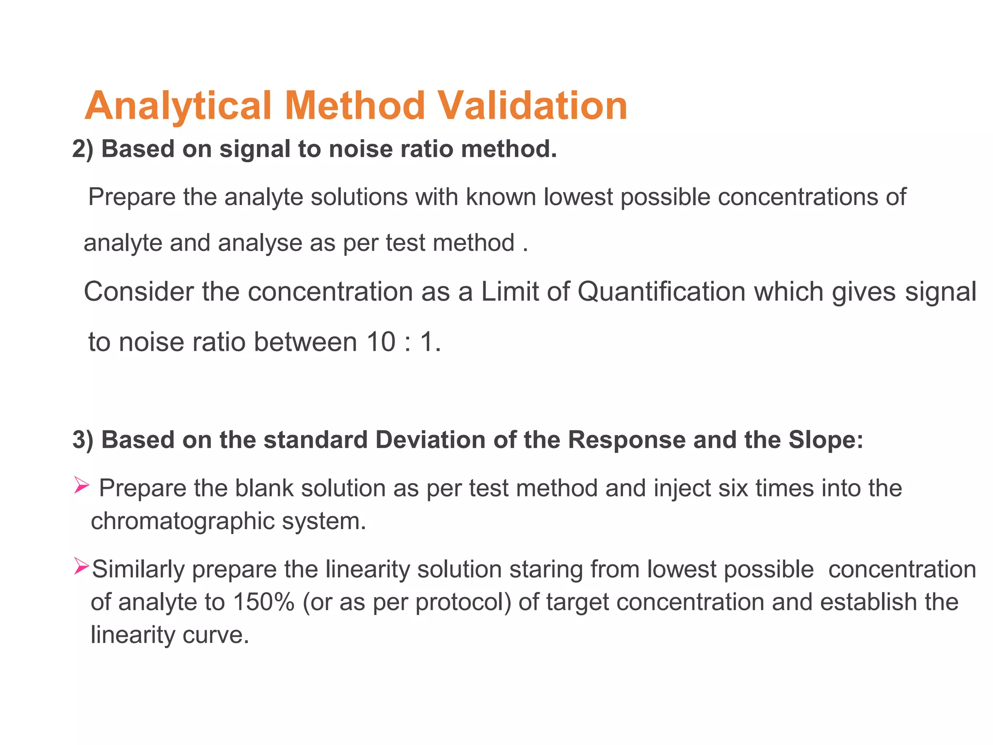 Related Substances-Method Validation-PPT_slide | PPT