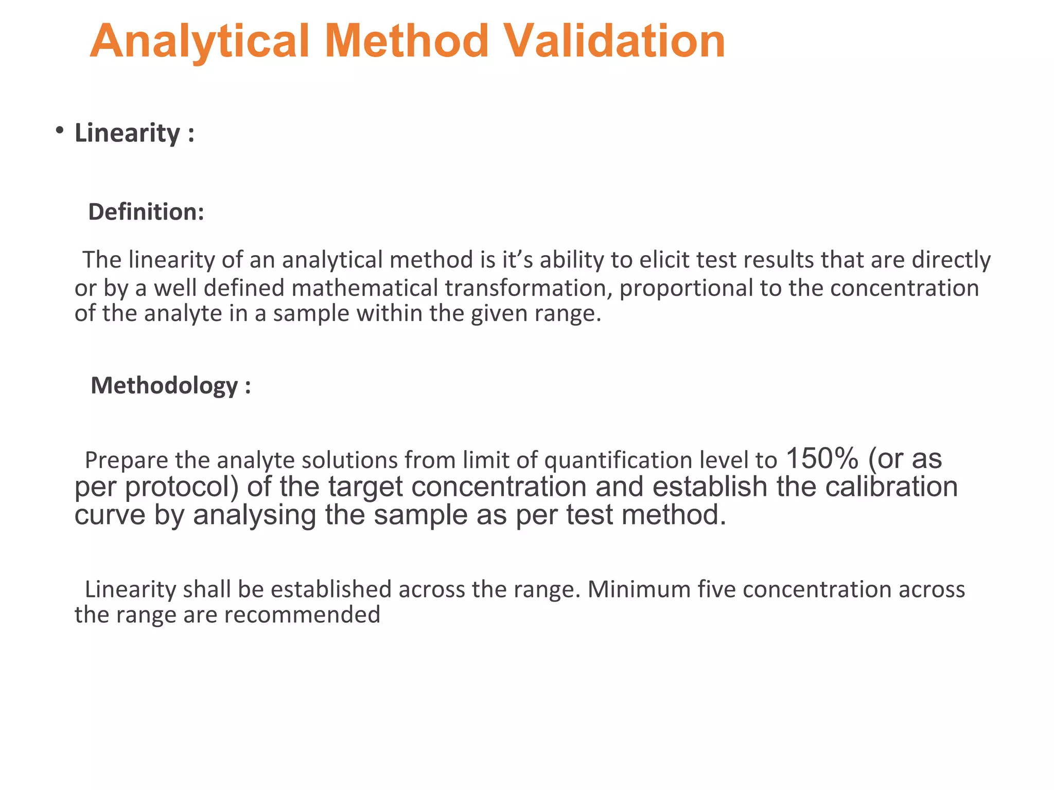Related Substances-Method Validation-PPT_slide | PPT